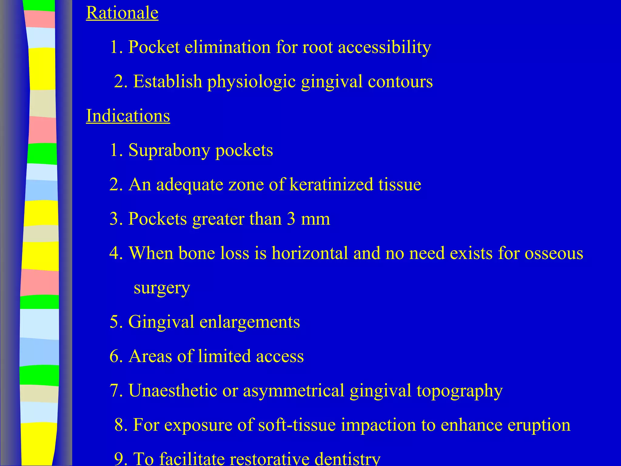 Curettage, gingivectomy & gingivoplasty | PPT