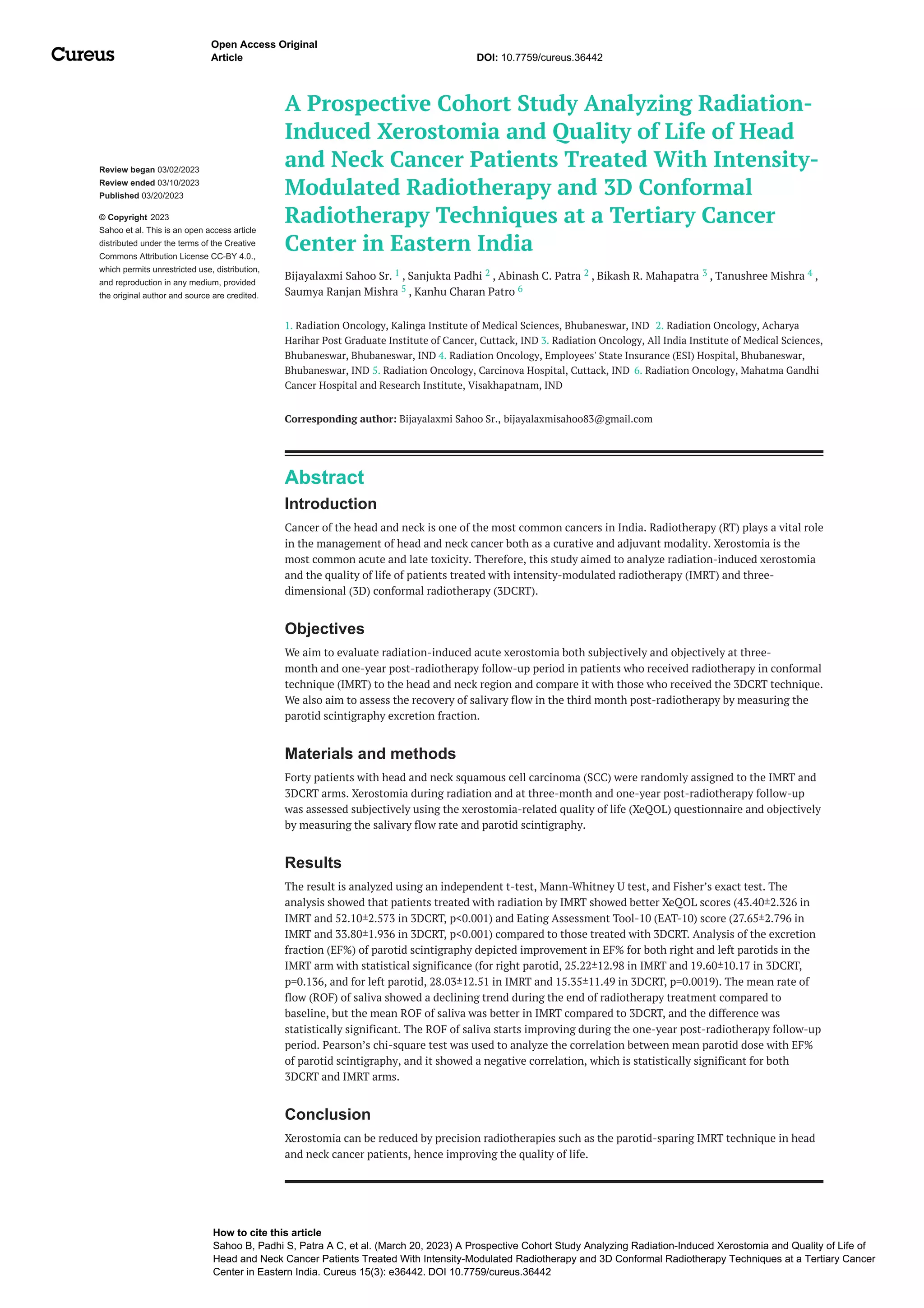 XEROSTOMIA ARTICLE | PDF