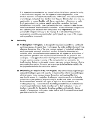 curriculum development | PDF
