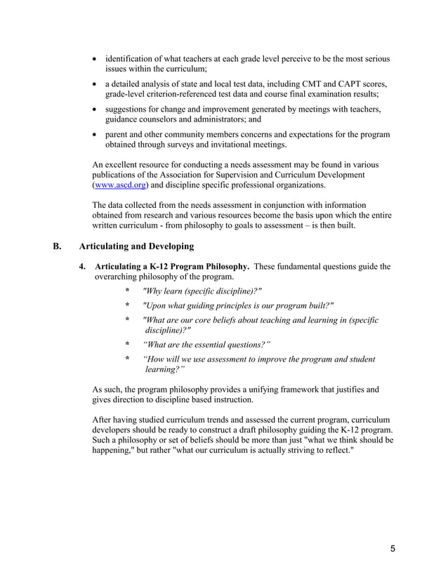 curriculum development | PDF