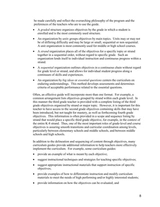 curriculum development | PDF