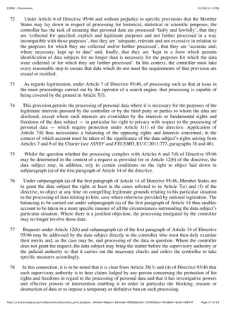 Curia case c‑131-12 gonzalez versus google | PDF