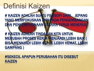SALASA DARMA UTAMA MATA KULIAH SCM tentang KAIZEN "SHITSUKE" | PPTX