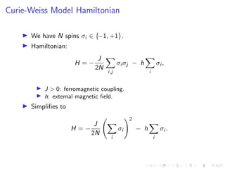 Spin Glass Models of Neural Networks: The Curie-Weiss Model from ...