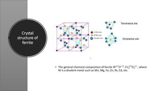 Curie temperature of ferrites | PPTX | Chemistry | Science