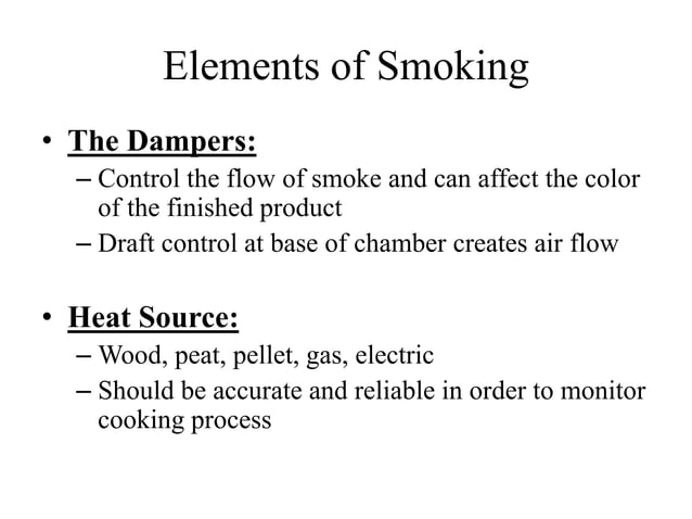 Curing and Smoking | PPTX | Chemistry | Science