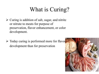 Curing and Smoking | PPT