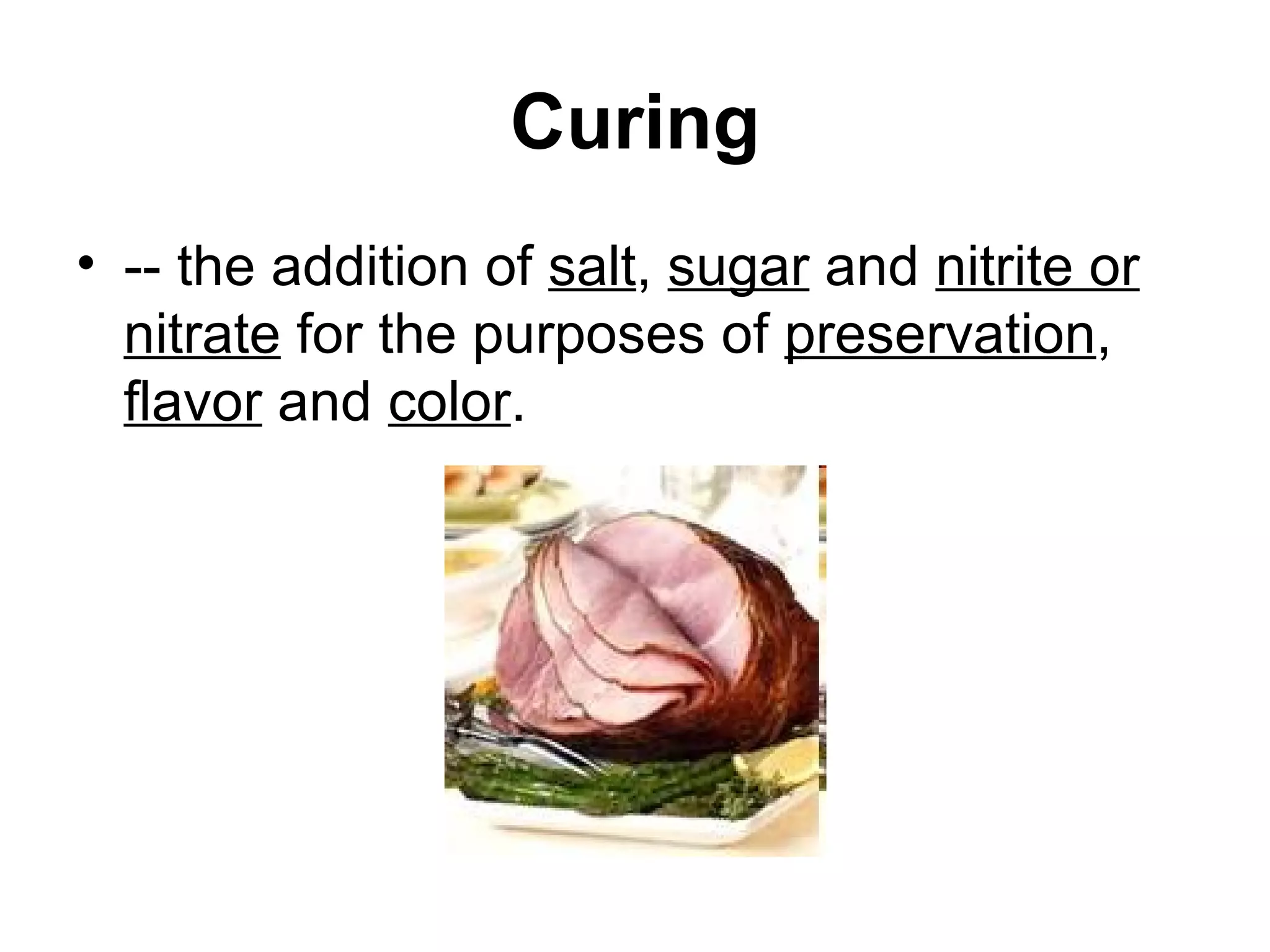 Curing Meats | PPT