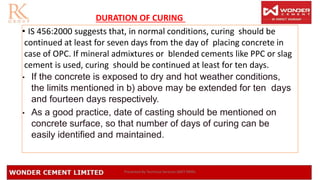 Curing of concrete Amit payal | PPTX