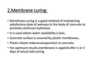 Curing of concrete(1) | PPT