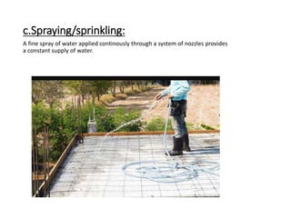 Curing of concrete(1) | PPT