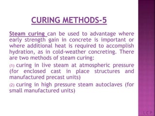 Curing of concrete | PPTX