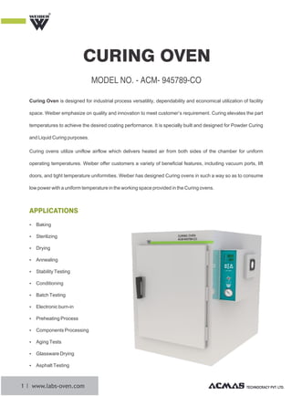 Curing oven | PDF