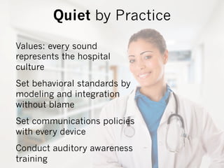 Curing the Hospital Noise Epidemic | PDF