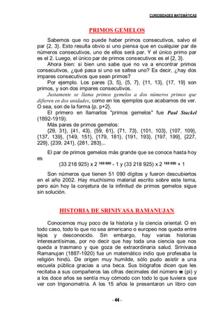 Curiosidades matemáticas | PDF