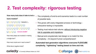 Curiosity and Coforge present - Oracle FLEXCUBE: De-risk upgrades and migrations in core banking ...