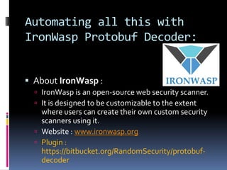 Reversing Google Protobuf protocol | PPT