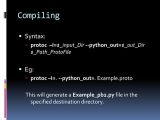 Reversing Google Protobuf protocol | PPT