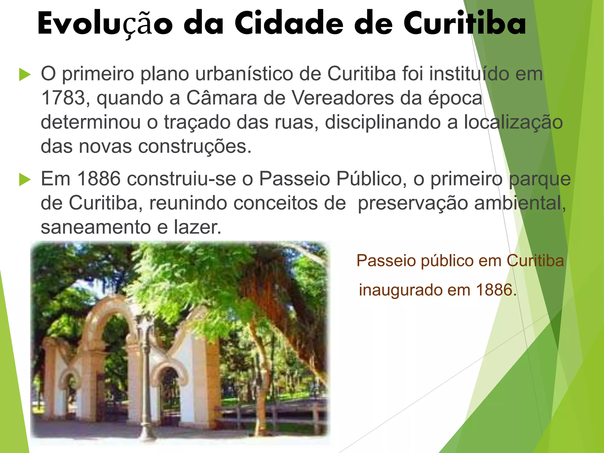 Planejamento Urbano de Curitiba | PPTX