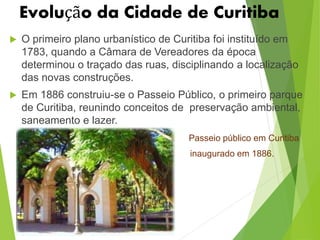 Planejamento Urbano de Curitiba | PPTX