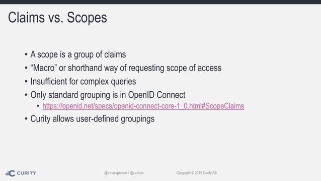 OAuth Claims Ontology: Using Claims in OAuth and How They Relate to Scopes | PPT