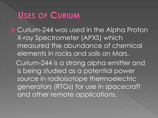 Curium | PPT