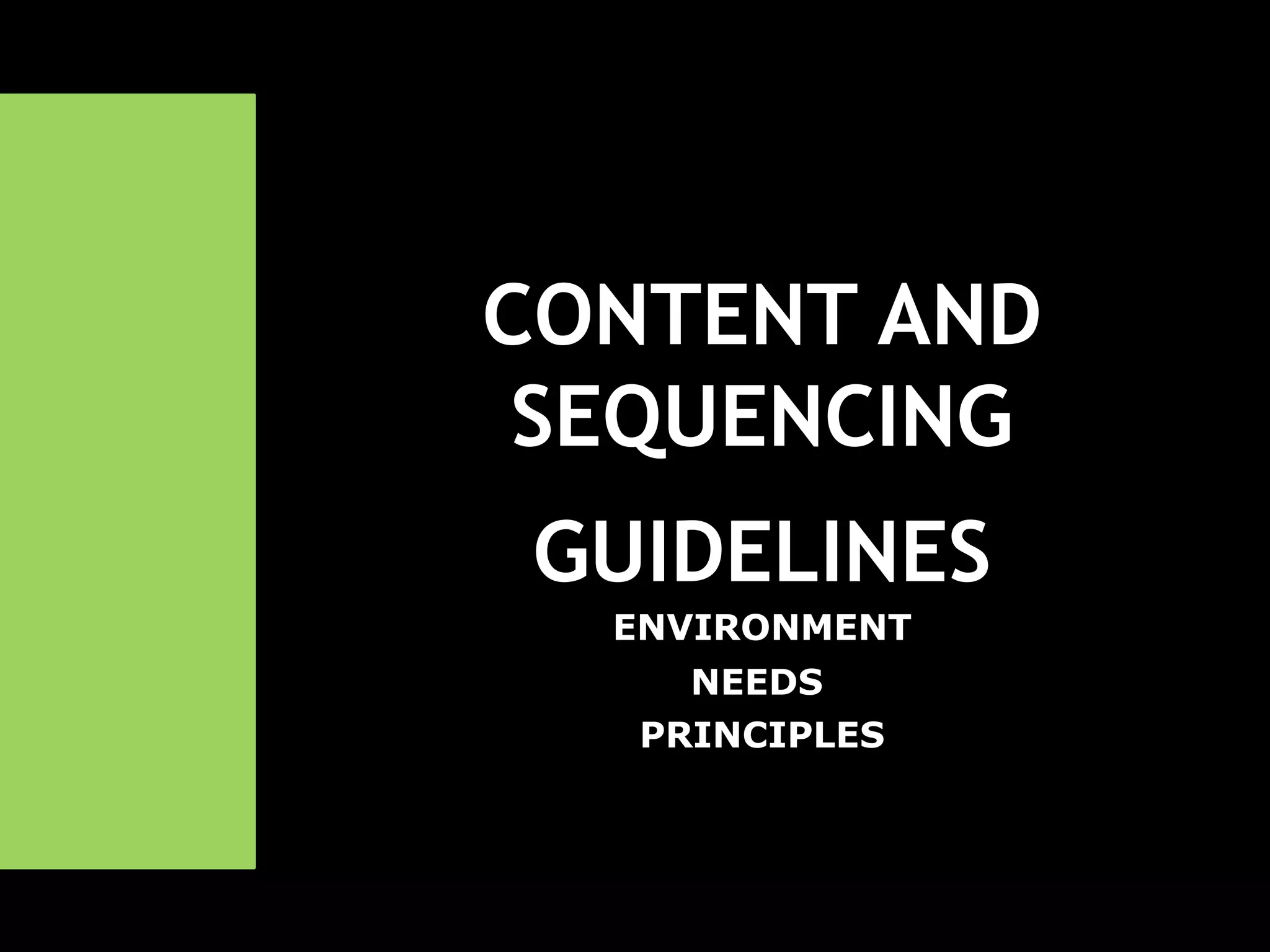 Goals, Content, and Sequencing (Language Curriculum) | PPTX