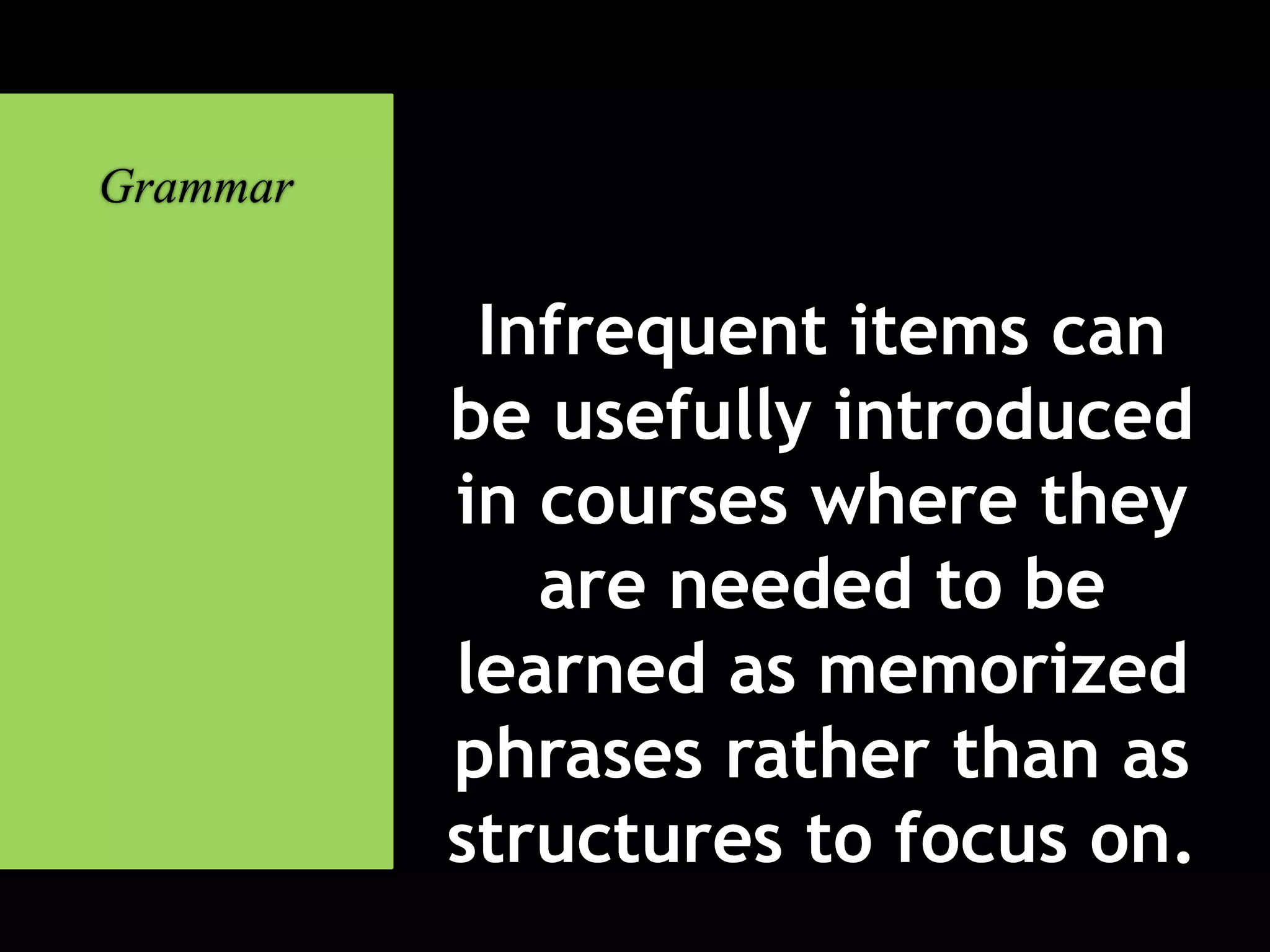 Goals, Content, and Sequencing (Language Curriculum) | PPTX