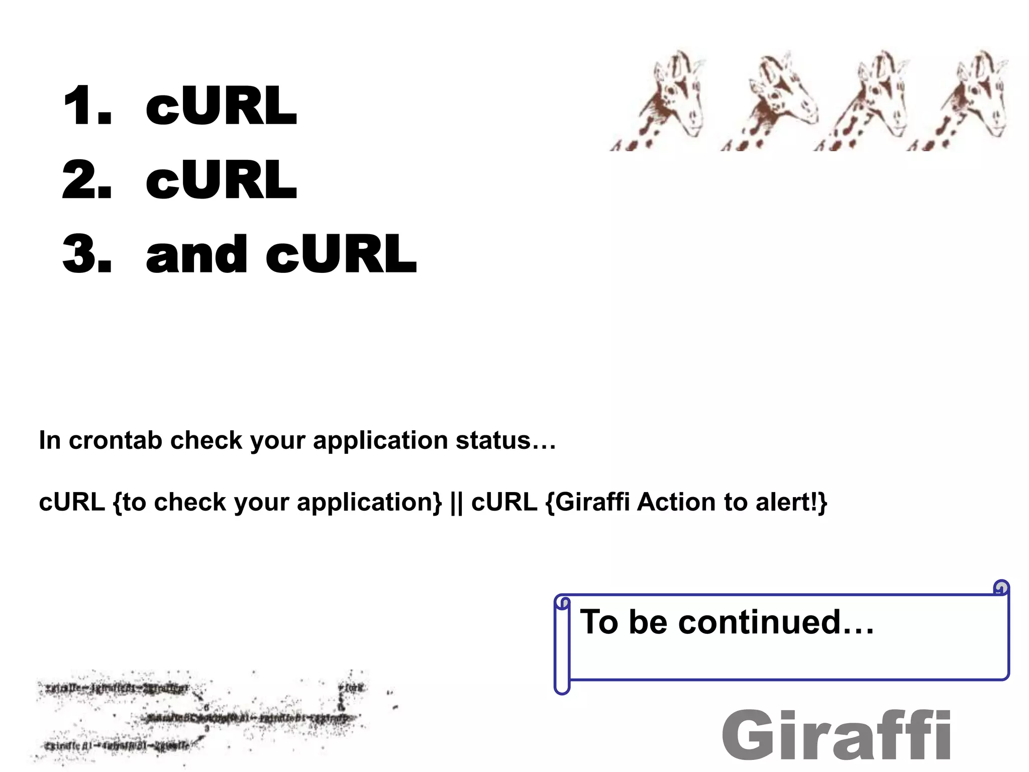 cURL base_simple_publishing - part of Giraffi | PPTX