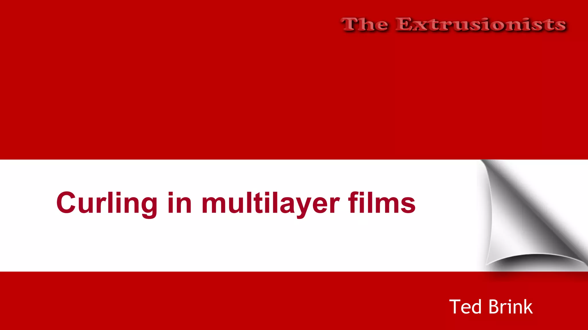 Curling in multilayer films | PDF