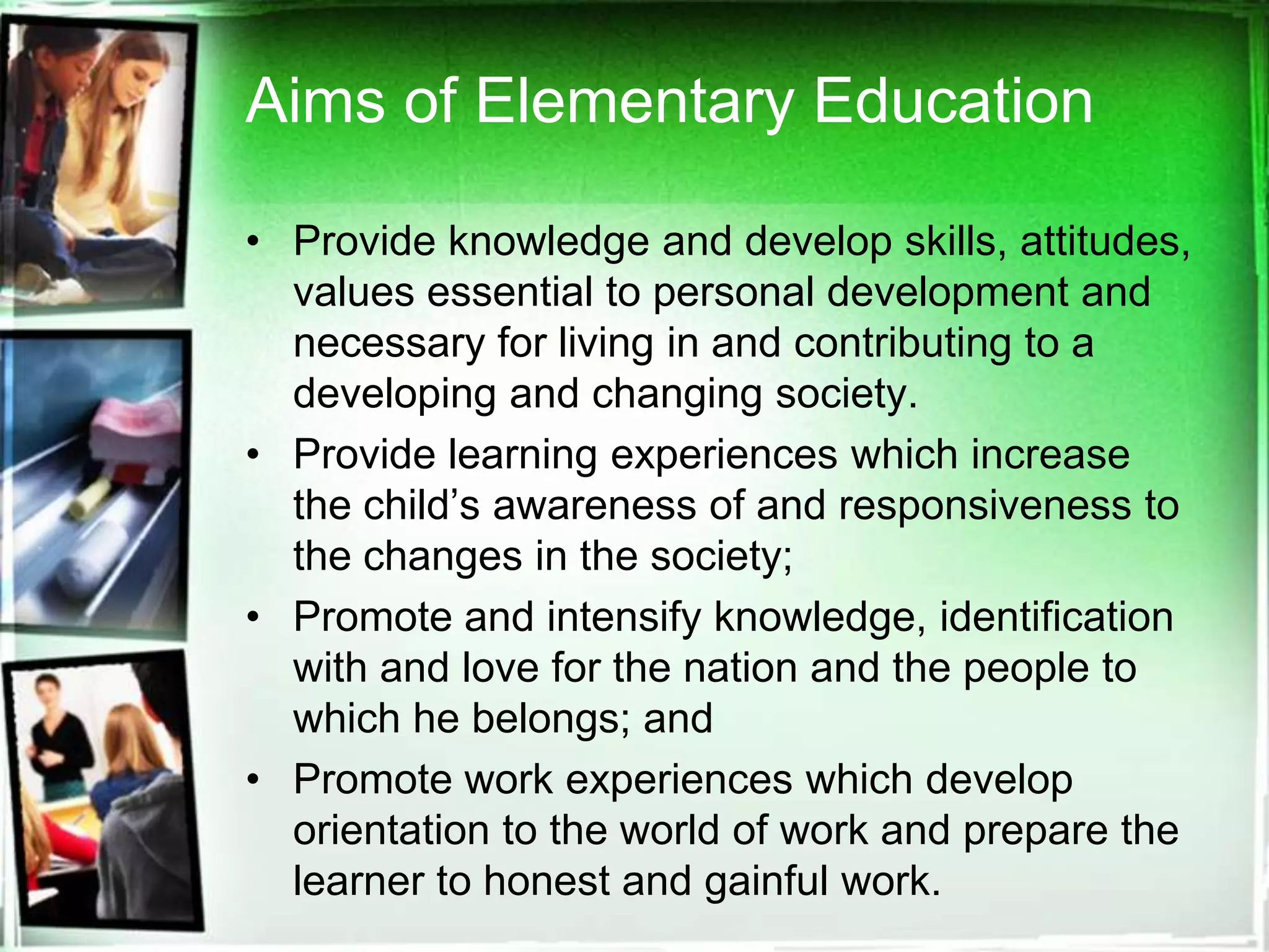 Elements/Components of Curriculum | PPTX