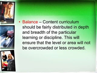 Elements/Components of Curriculum | PPTX