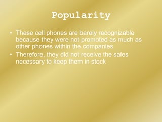 Curr 440 cell phone recycling | PPTX | Smartphones | Consumer Electronics