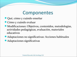Currículo flexible y adapatciones curriculares | PPT