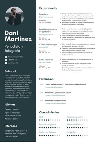 Ejemplos de CV | PDF