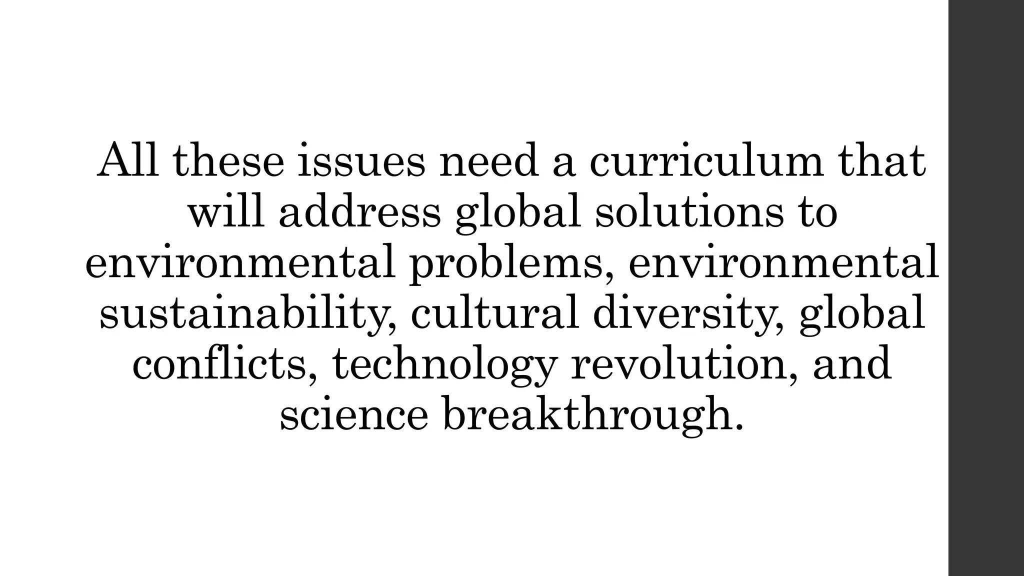 Curricular Landscape in the 21st Century Classrooms | PPTX