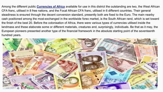 Currencies of Africa.pptx | Currencies | Economy