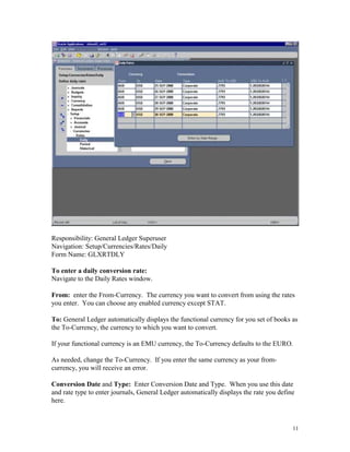 Oracle EBS Currency conversion | PDF