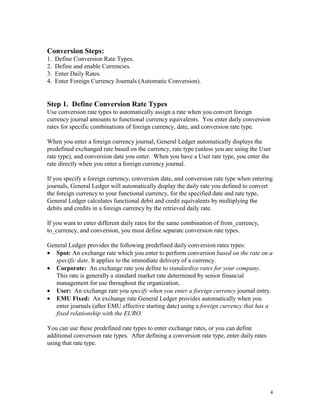 Oracle EBS Currency conversion | PDF