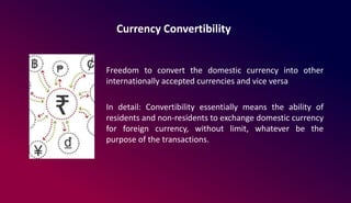 Currency convertibility LOREMS or LERMS | PPT