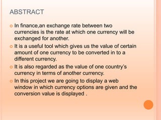 currency convertor ppt by amit kumar.pptx