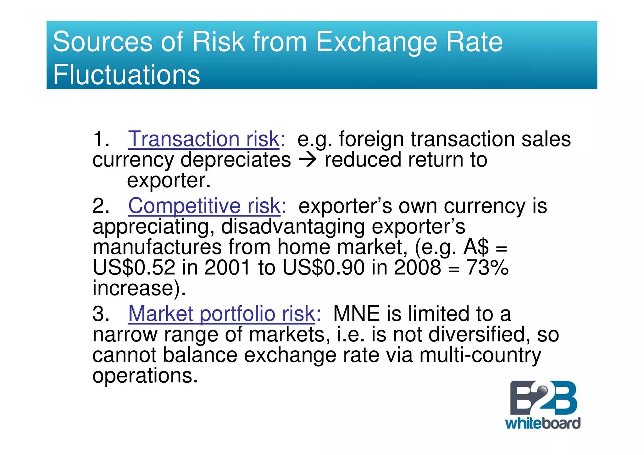Currency Exchange Risk | PDF