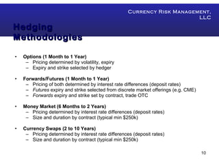 Currency Hedging Presentation | PPT
