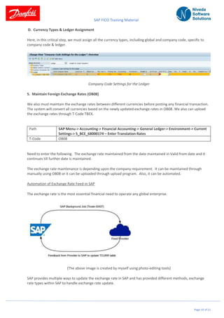 CURRENCY LEDGET AND PARALLEL CURRENCY FOR SAP USERS | DOCX