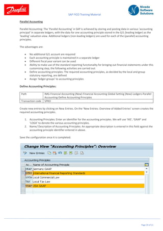CURRENCY LEDGET AND PARALLEL CURRENCY FOR SAP USERS | DOCX