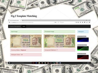 Currency recognition system using image processing | PPTX