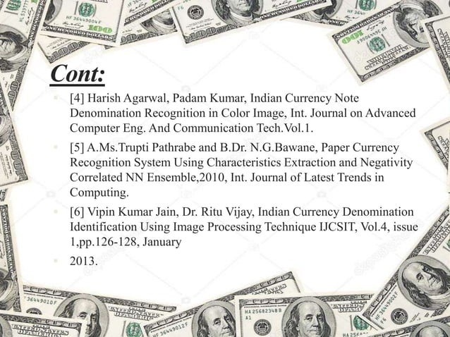 Currency Recognition System Using Image Processing Pptx Currencies Economy