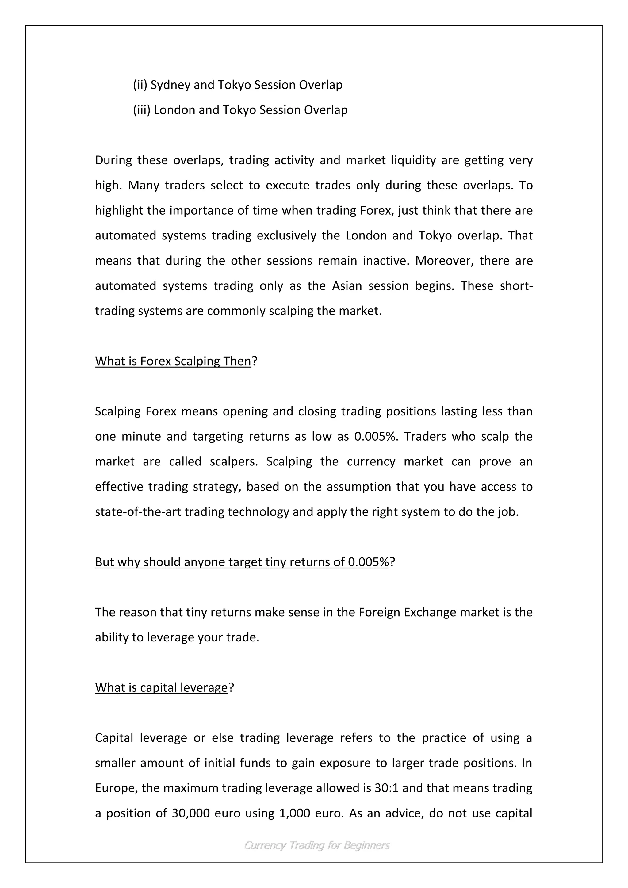 Currency Trading for Beginners -Essential Information on How to Trade ...