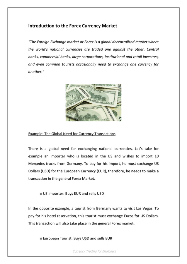 Currency Trading for Beginners -Essential Information on How to Trade ...