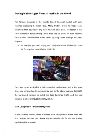 Currency Trading for Beginners -Essential Information on How to Trade ...